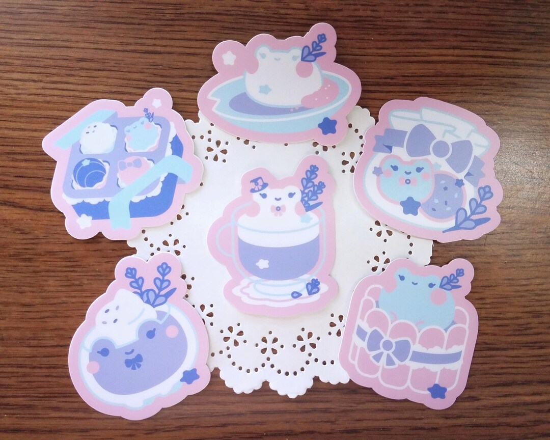 London Frog Tea and Friends Stickers - Etsy