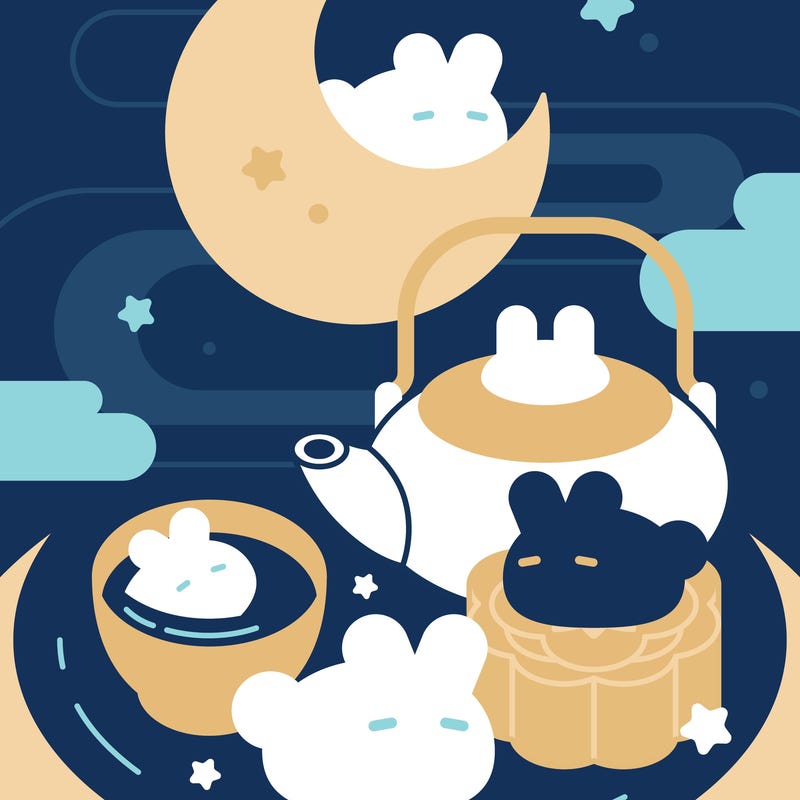 Mid Moon Festival Bunny - Etsy