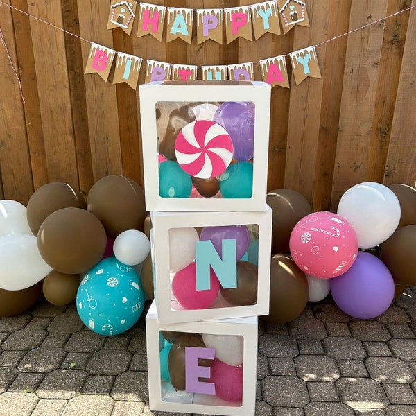Birthday Candy Boxes - Etsy