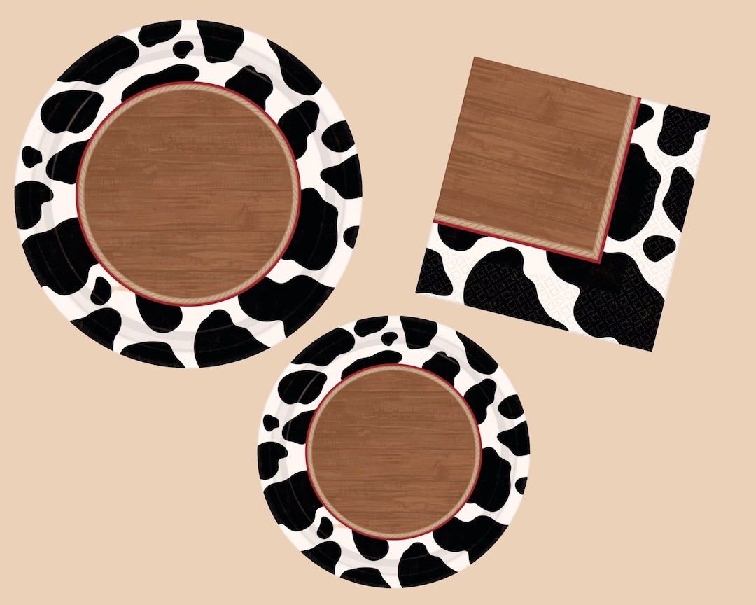 Cowboy Tableware Bundle | Rodeo Birthday Party Decorations | My First ...