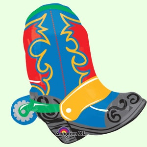 Cowboy Boot Balloons My First Rodeo Birthday Party Decorations Western ...