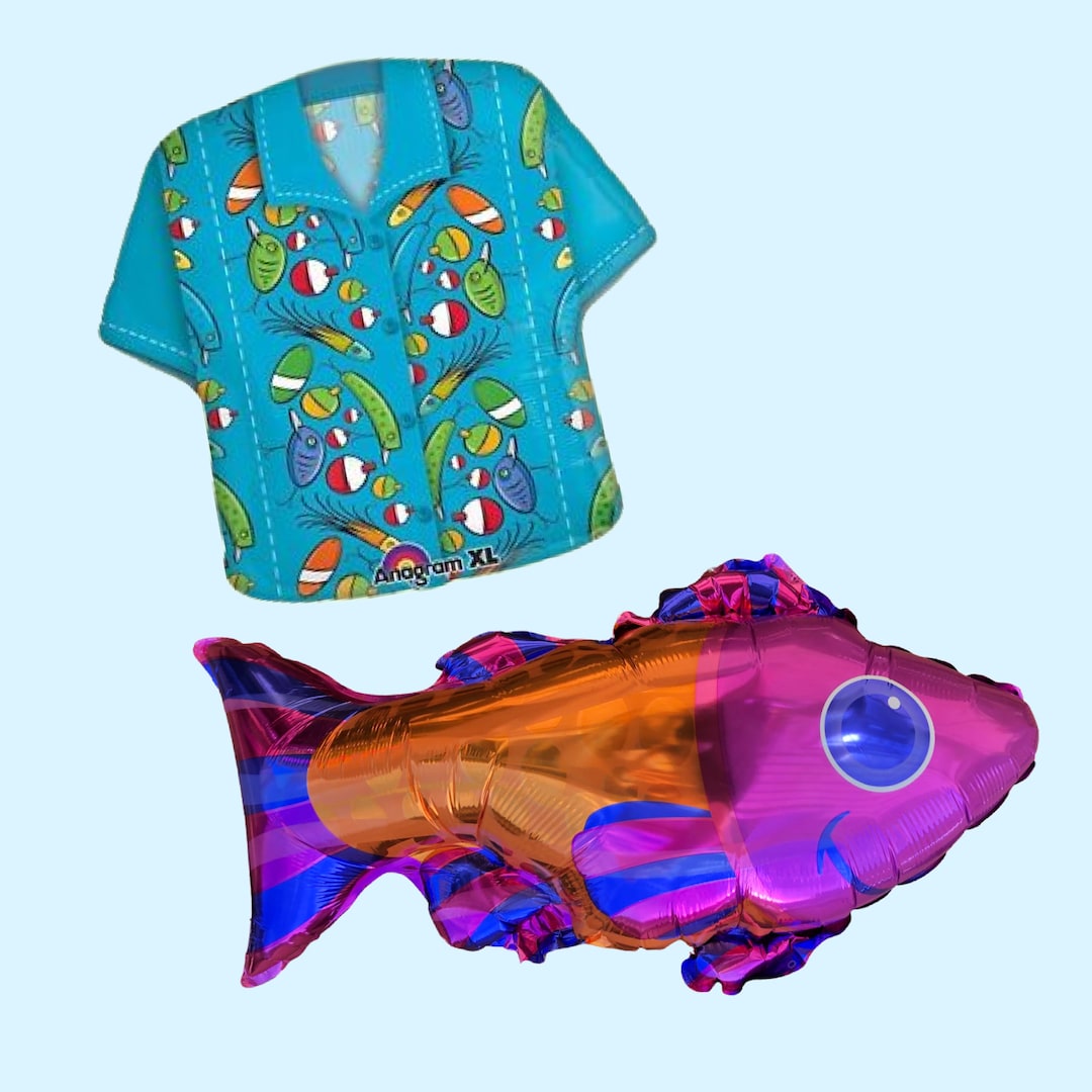 Fishing Balloons | O-fish-ally One Birthday Party Decoration | the Big ...