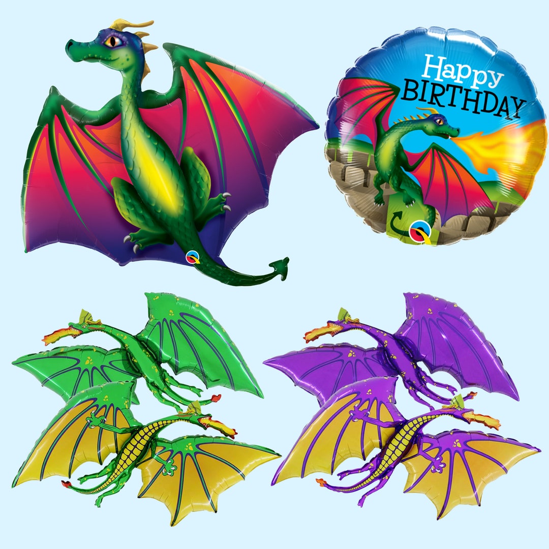 Dragon Balloons | Dragon Birthday Party Decorations | Wizard Party ...