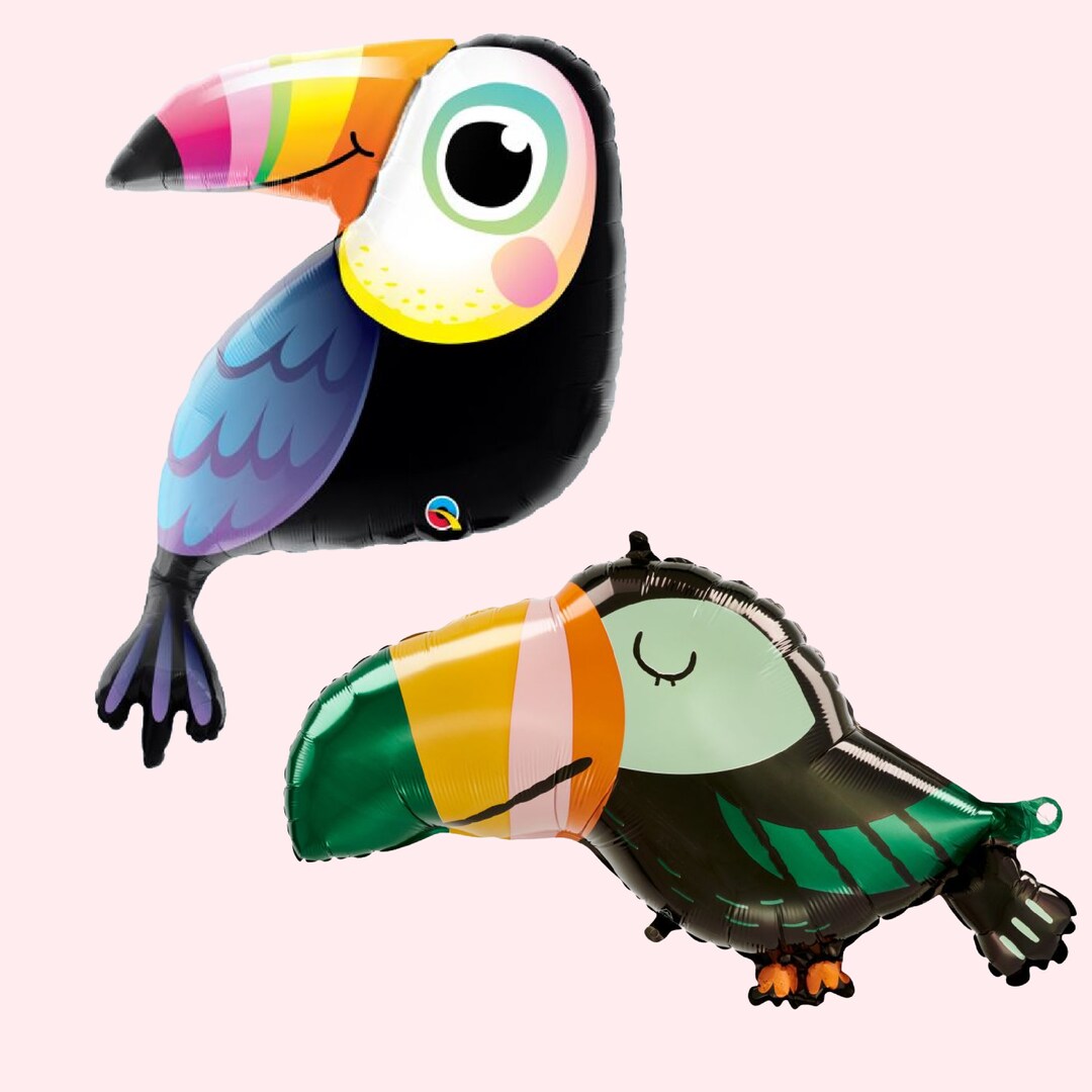Toucan Balloons | Tropical Birthday Party Decorations | Bird Party ...