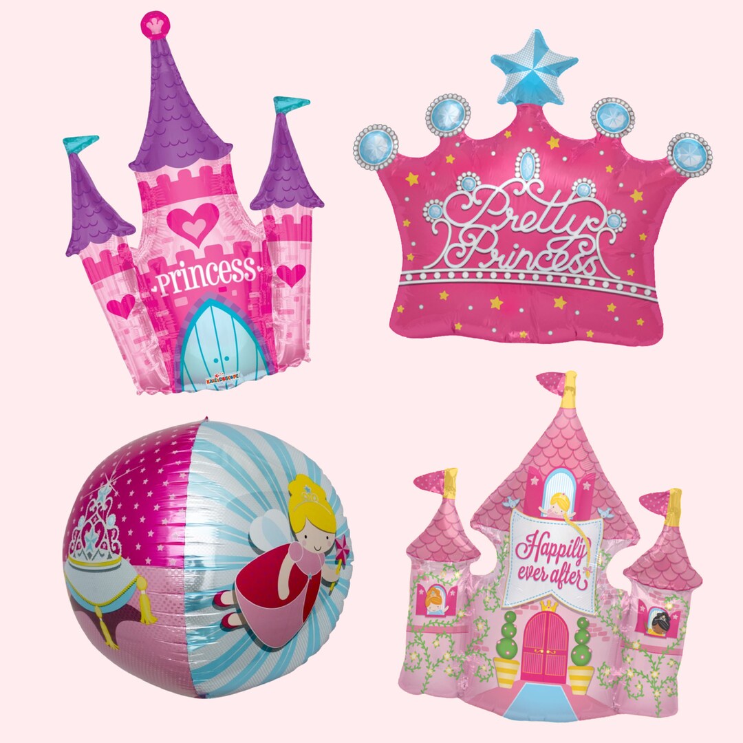 Princess Balloons | Princess Birthday Party Decorations | Happily Ever ...