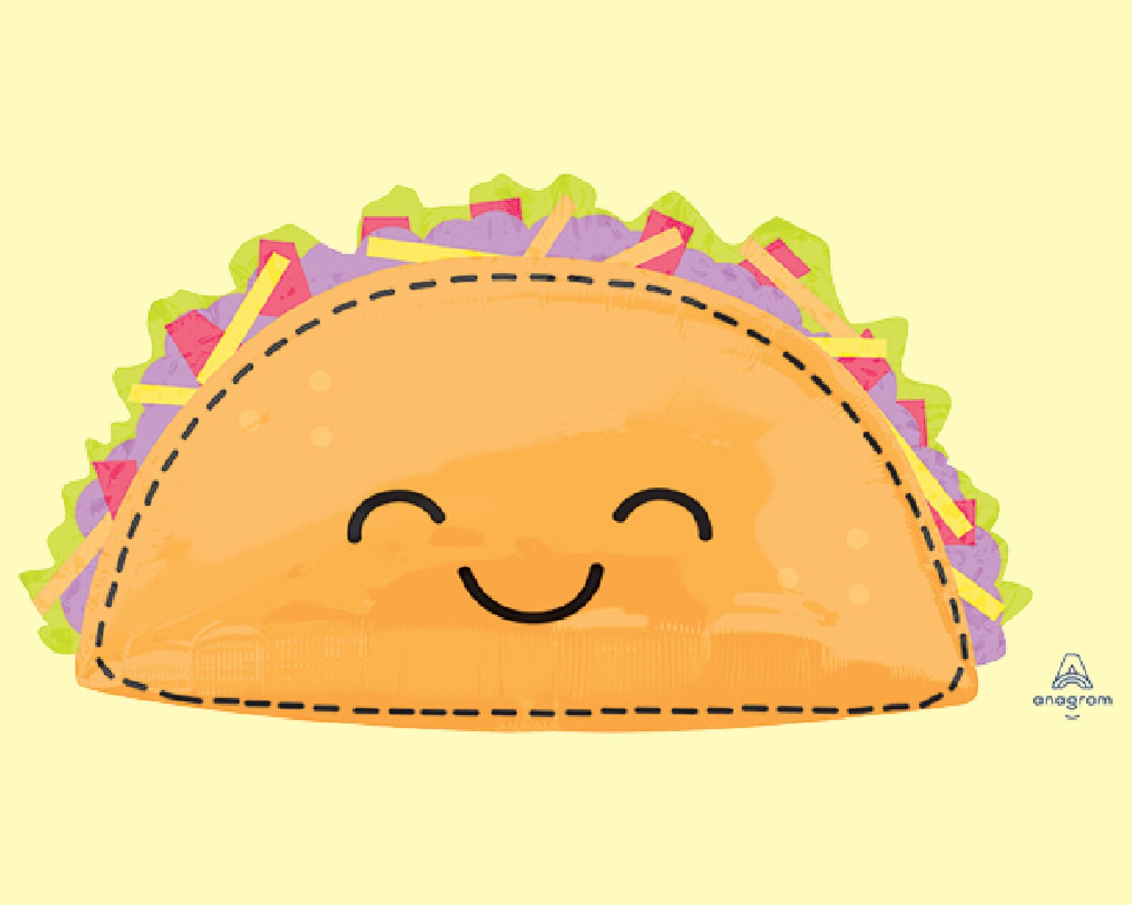 Jumbo 33 Inch Taco Balloon | Taco Twosday Birthday Party Decorations ...