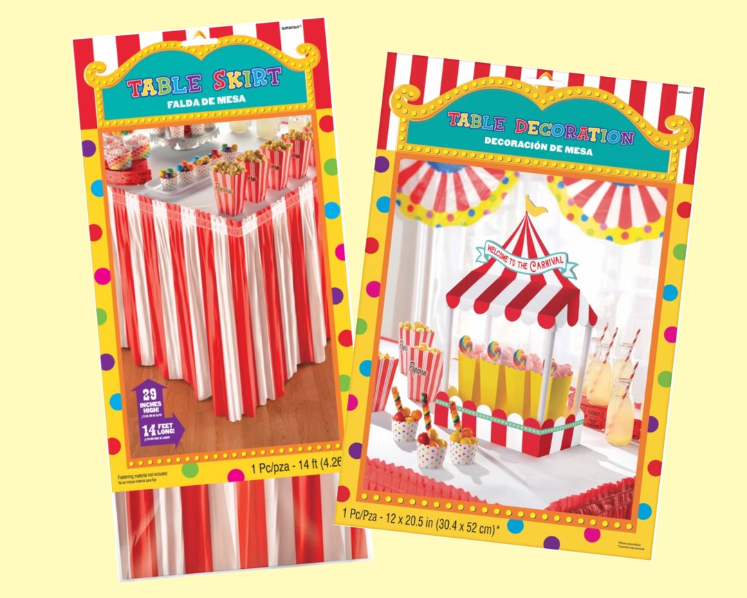 Carnival Table Decoration Set | Carnival Birthday Party Decorations ...