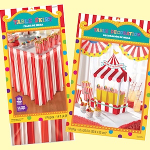 Carnival Table Decoration Set | Carnival Birthday Party Decorations ...