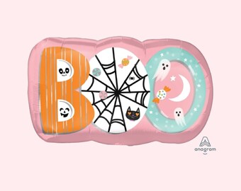 Pink Halloween Balloon Garland, Pink Halloween, Boo Day, Boo, Pastel ...