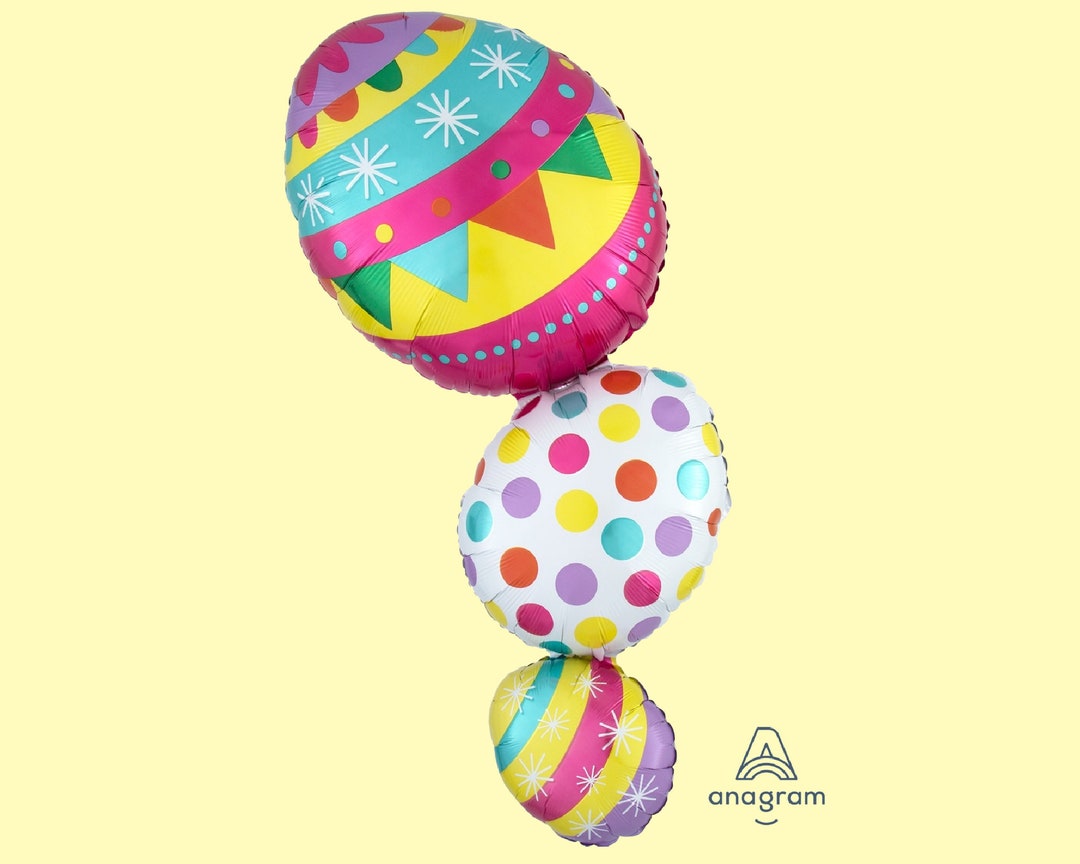 Jumbo 38 Inch Egg Stack Balloon | Easter Party Supplies | Easter ...