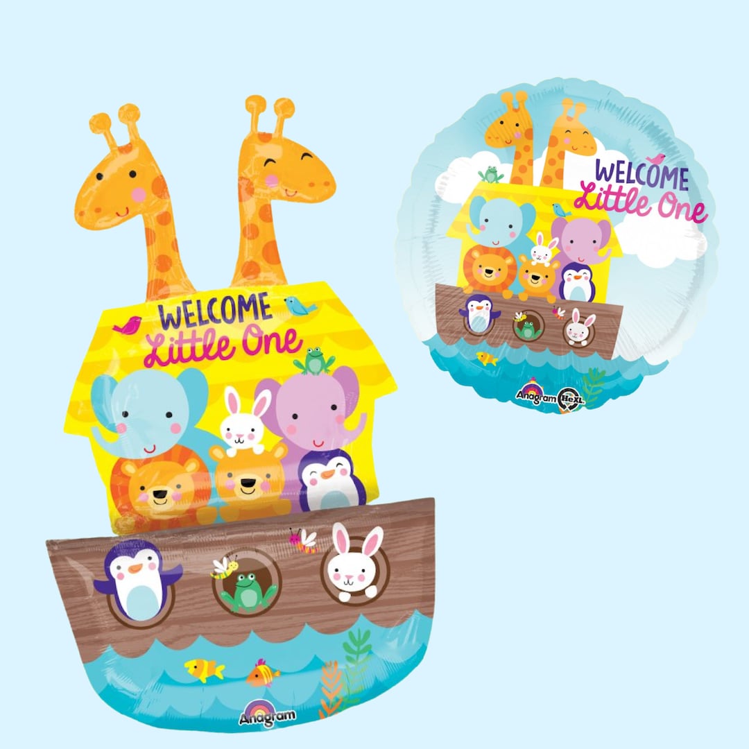 Noah's Ark Baby Shower Balloons | Noah's Ark Baby Shower Decorations ...