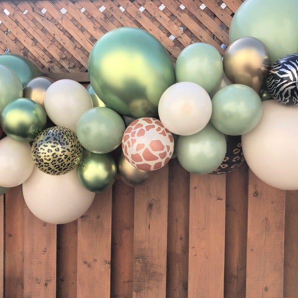 Safari Balloon Garland - Etsy
