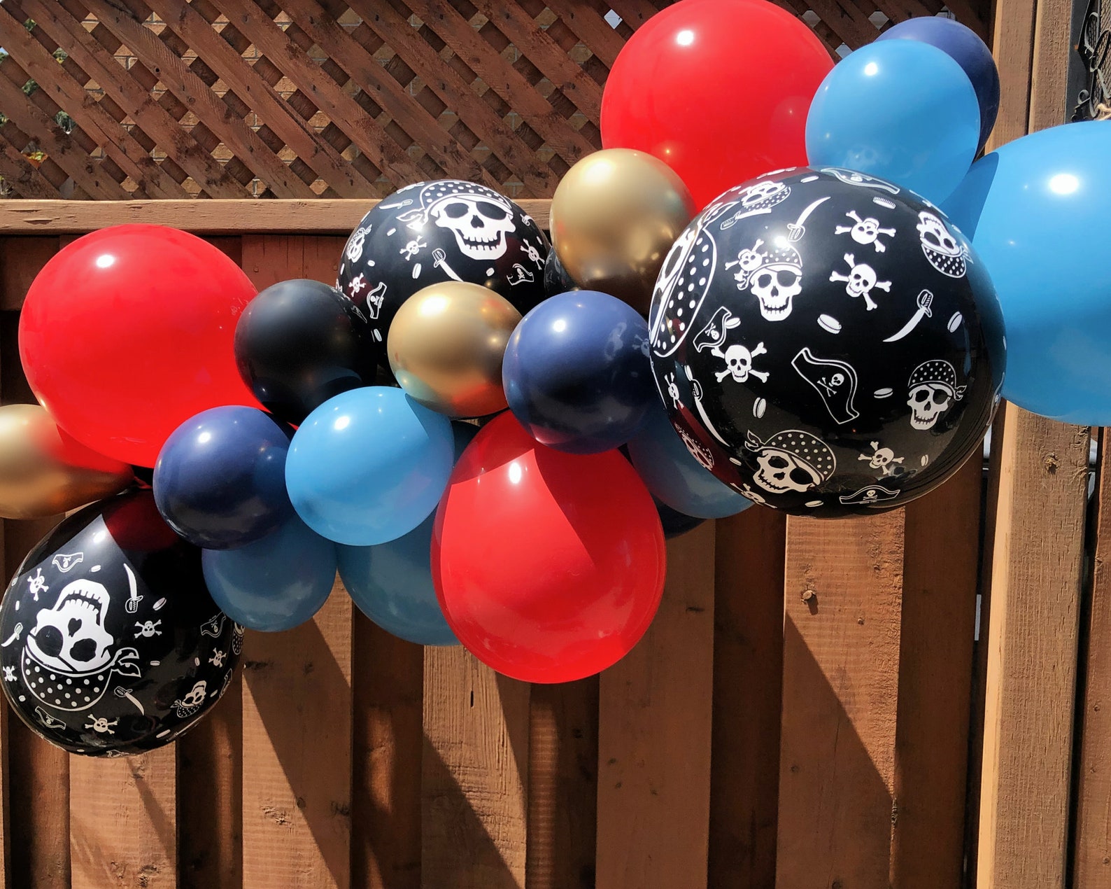 Pirate Balloon Garland Pirate Birthday Party Decoration - Etsy