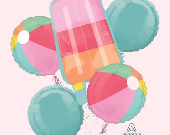 Pool Birthday Party Decor Pool Party Birthday Banner Decorations ...