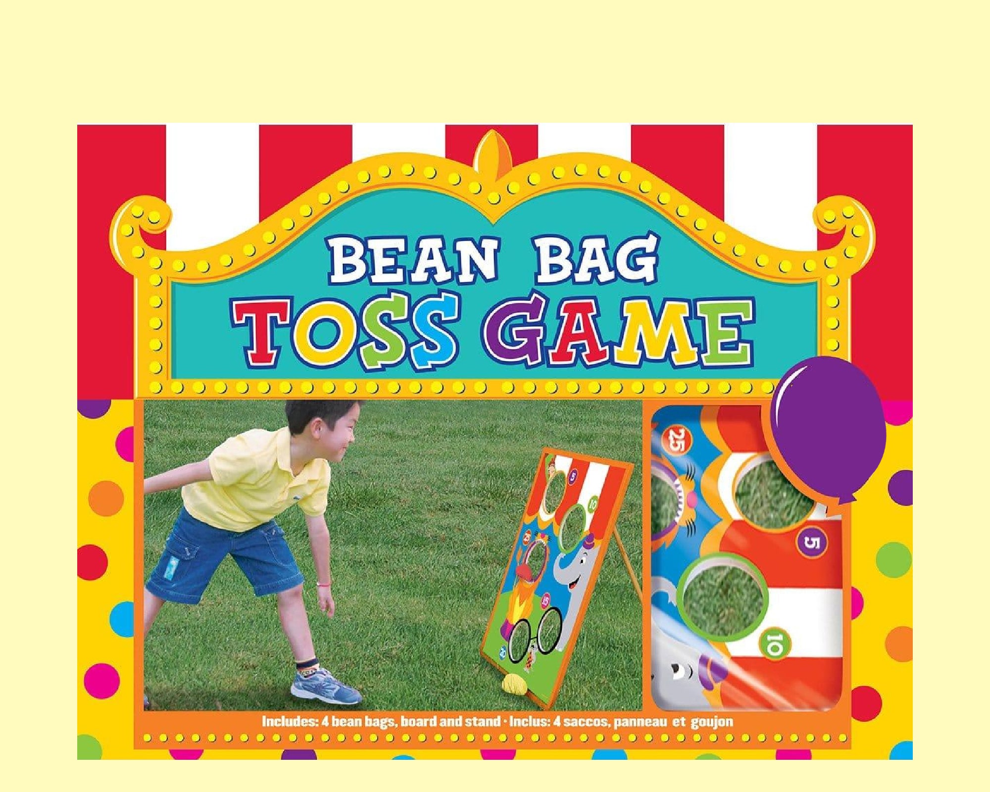 Bean Bag Toss Carnival Sign