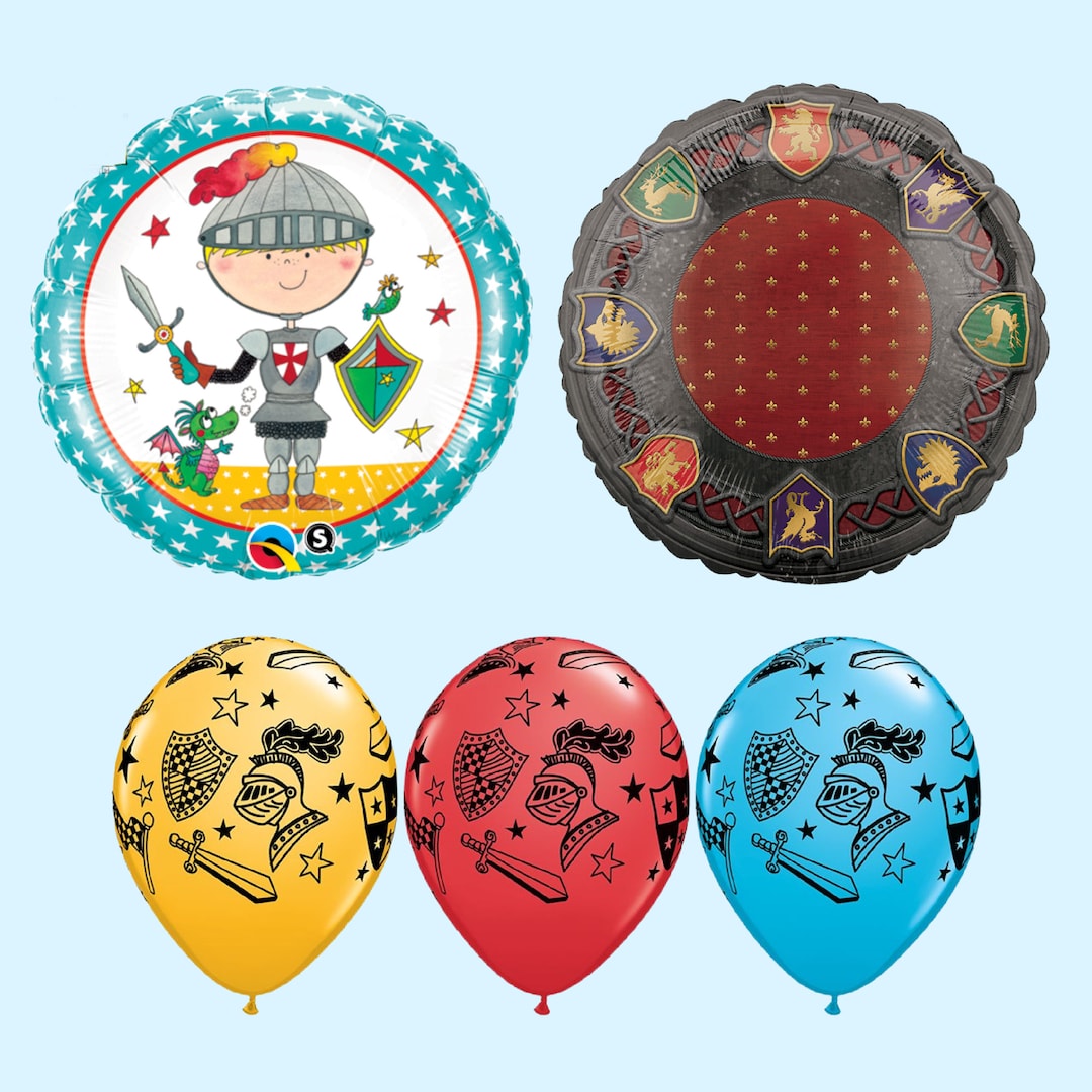 Knight Balloons |medieval Times Party | Fairytale Birthday Party ...
