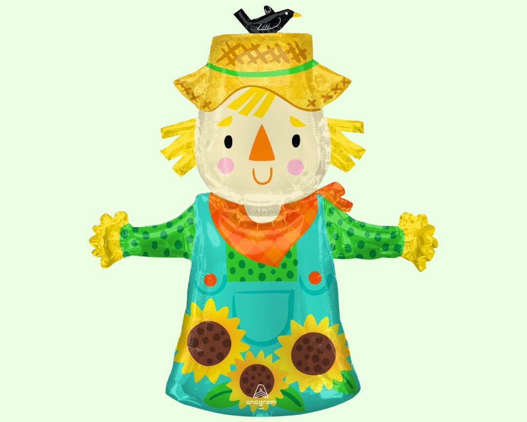 Jumbo 36 Inch Scarecrow Balloon Little Pumpkin Birthday - Etsy