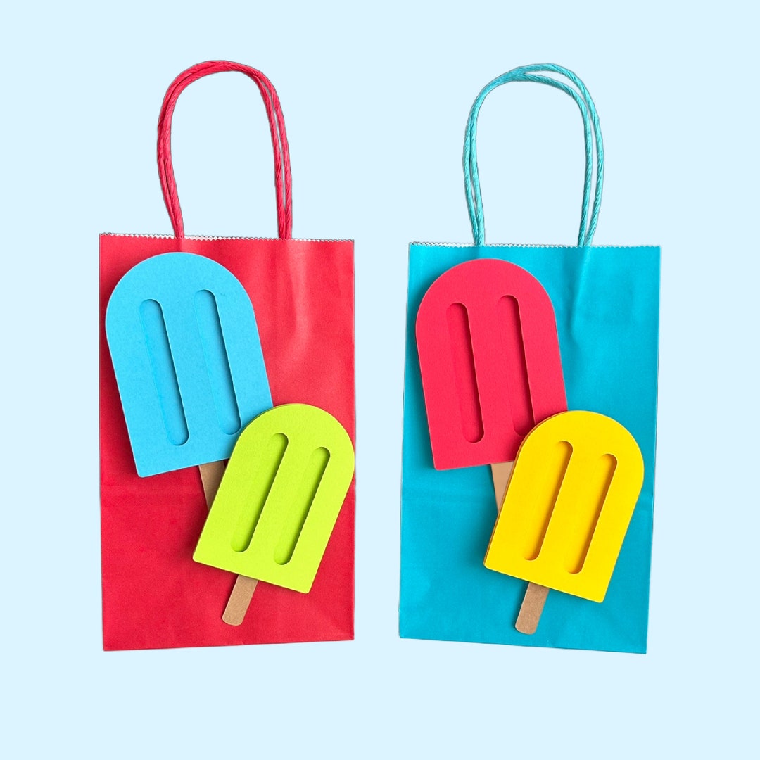 Bright Ice Pop Party Favour Bags | Two Cool Birthday Party Decorations ...