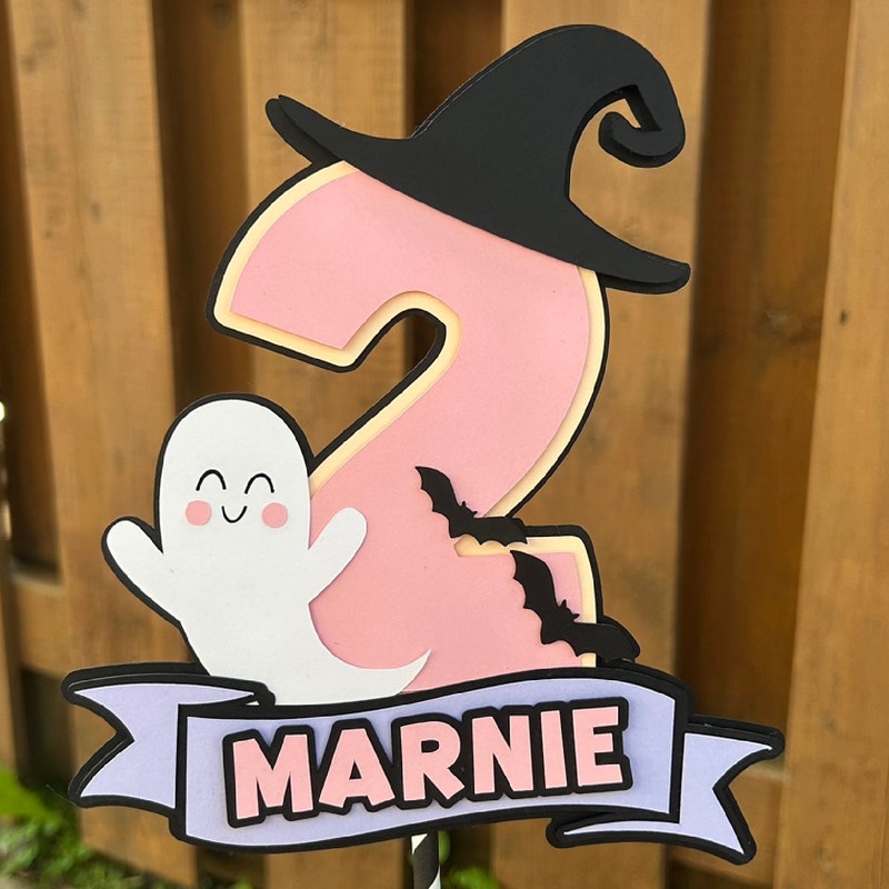 Halloween Cake Topper - Etsy