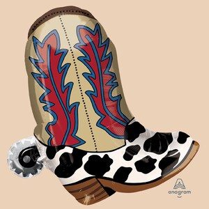 Cowboy Boot Balloons | My First Rodeo Birthday Party Decorations ...