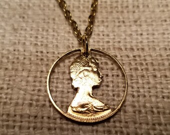 Cut coin jewelry | Etsy