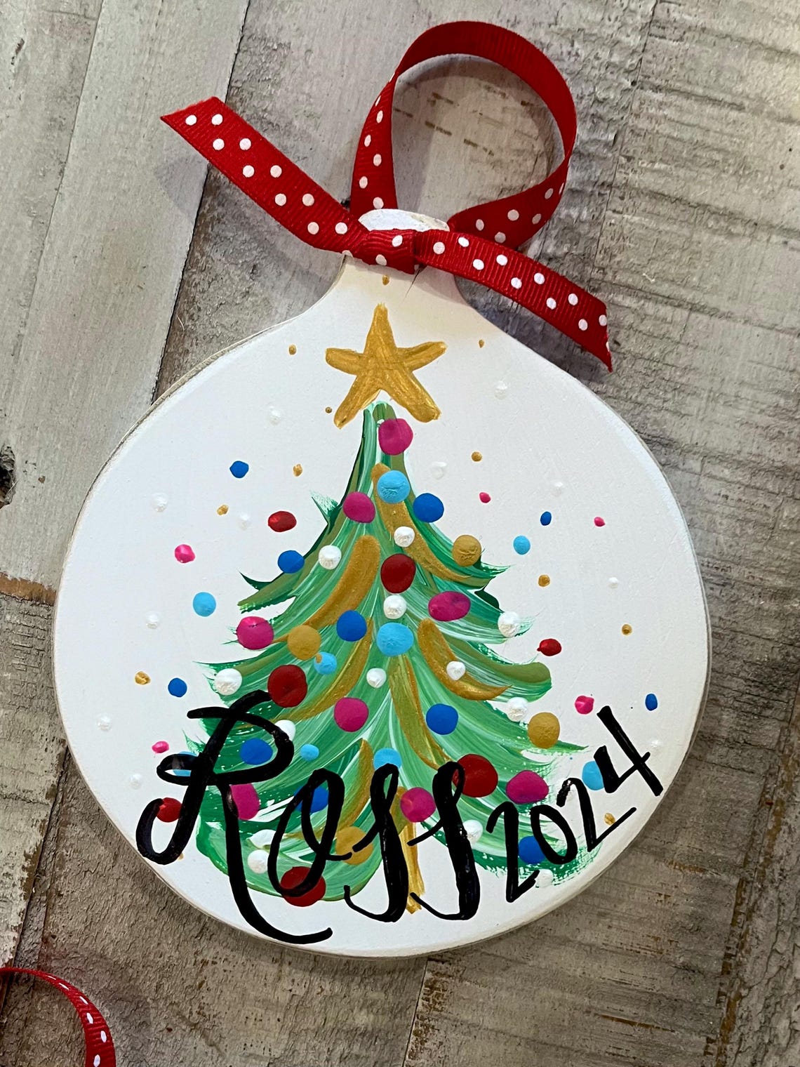 2024 Christmas Design Keepsake Ornament- Full Tree - Etsy