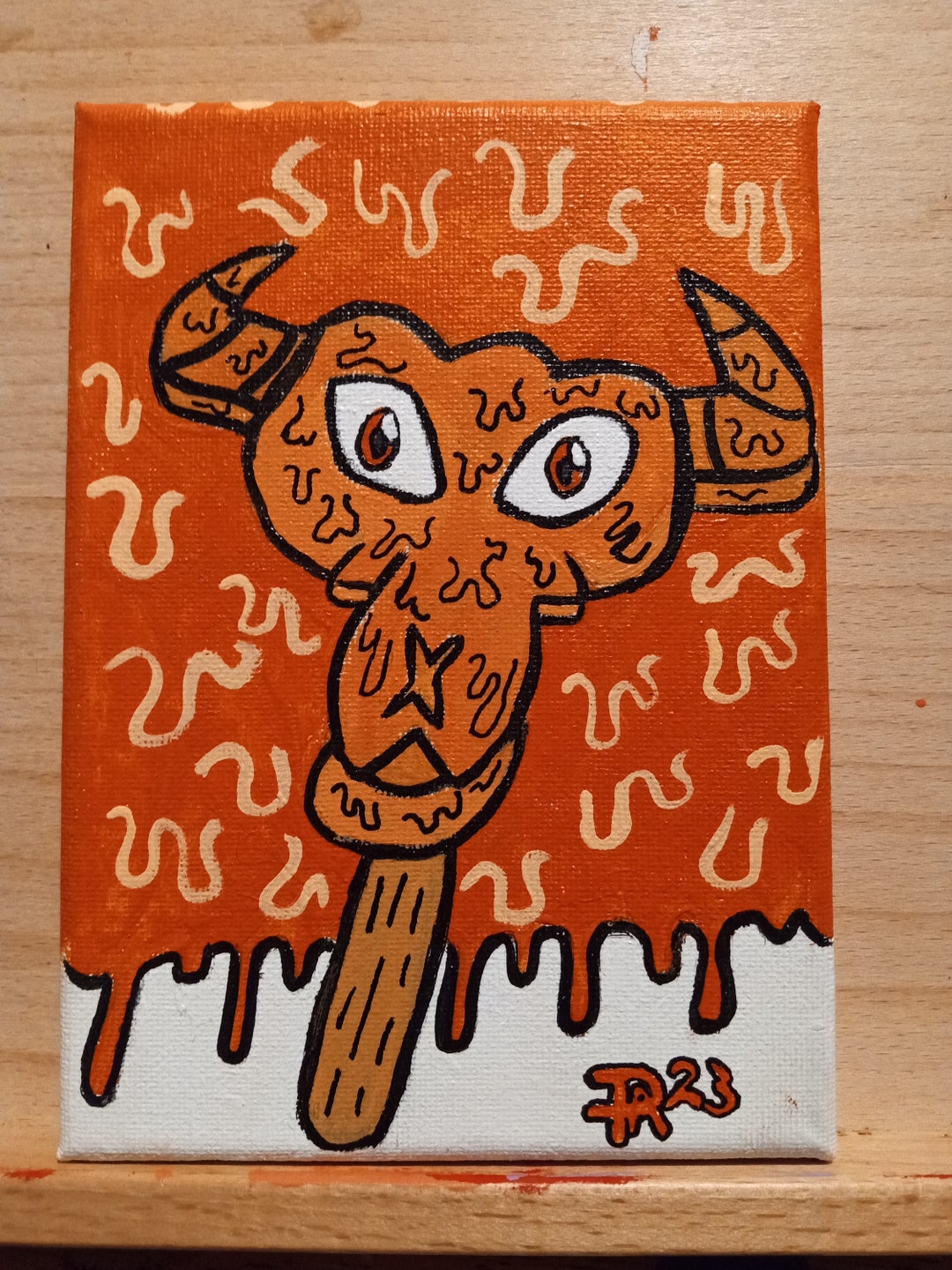 Jonesy Bull Orange Sherbet Ice Popsicle (original) - Etsy