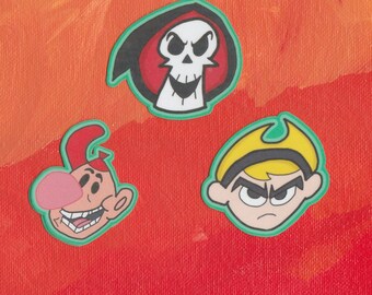 Mandy the Grim Adventures of Billy and Mandy Vinyl Sticker - Etsy