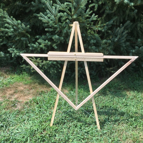 3 Ft RG Triangle Weaving Loom Regular Gauge Shawl Loom - Etsy