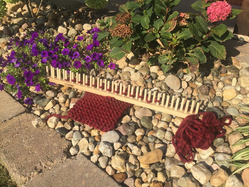 20 Peg Rug Rake: Super Bulky Yarn Loom - Etsy
