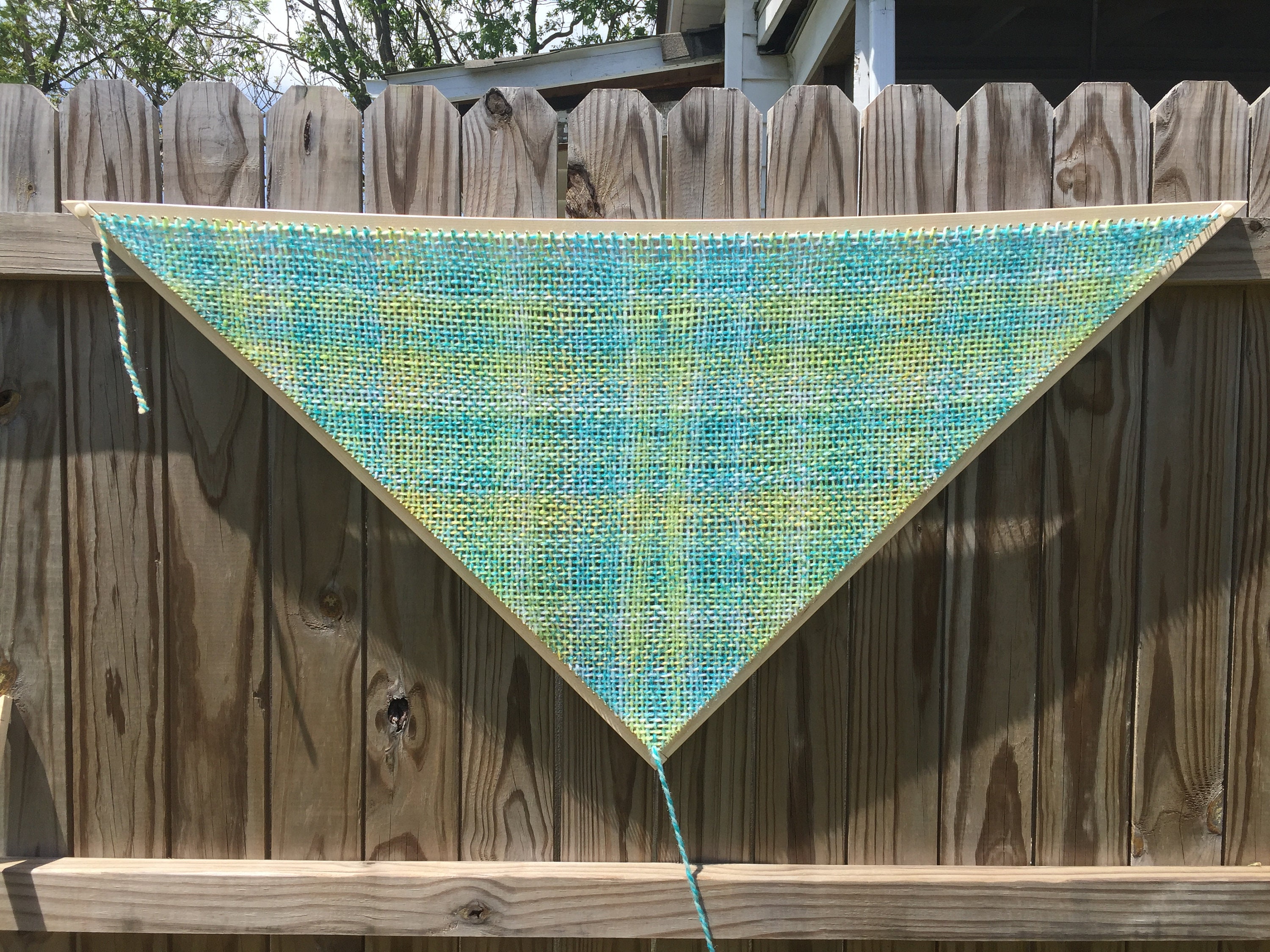 4 Ft FG Triangle Weaving Loom, Fine Gauge, Shawl Loom - Etsy