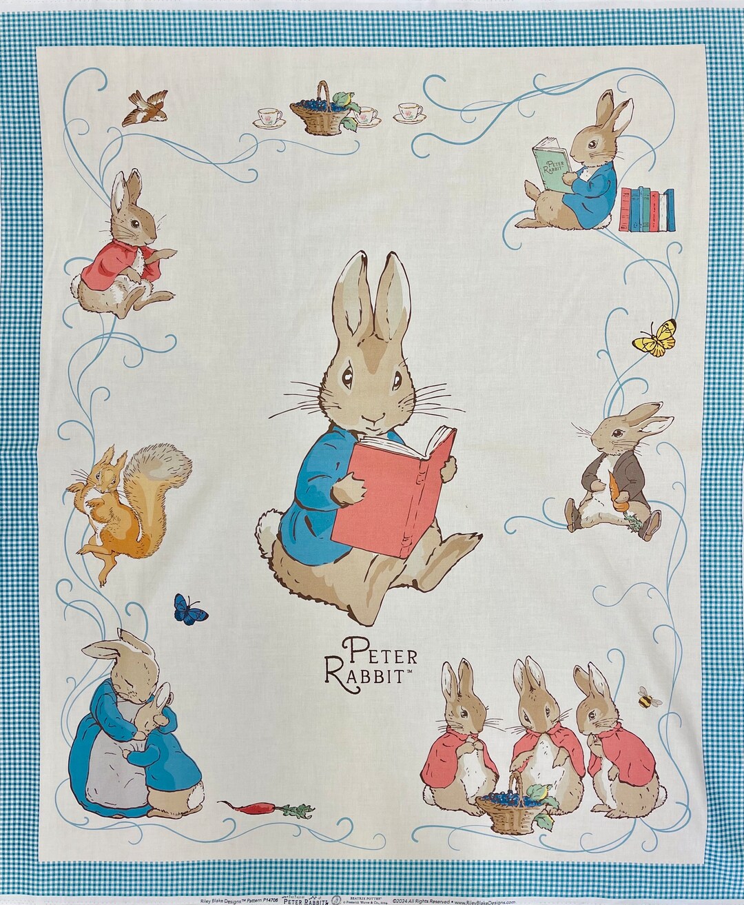 The Tale of Peter Rabbit Panel by Rileyblake - Etsy
