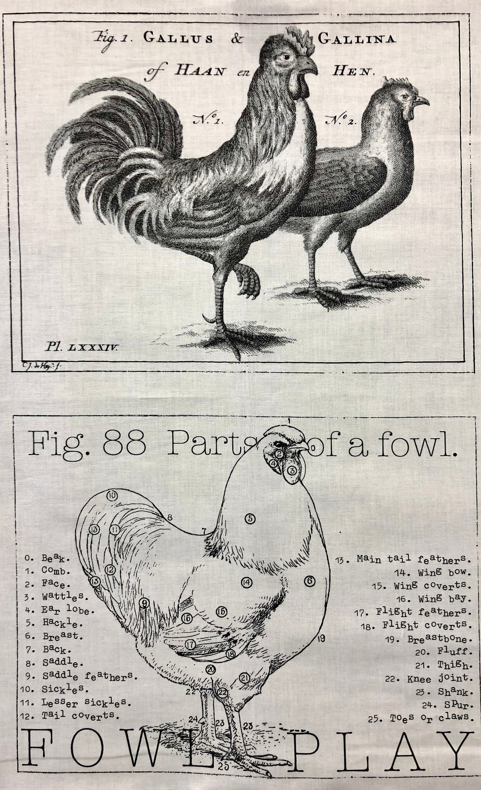 Fowl Play Panel by QT - Etsy