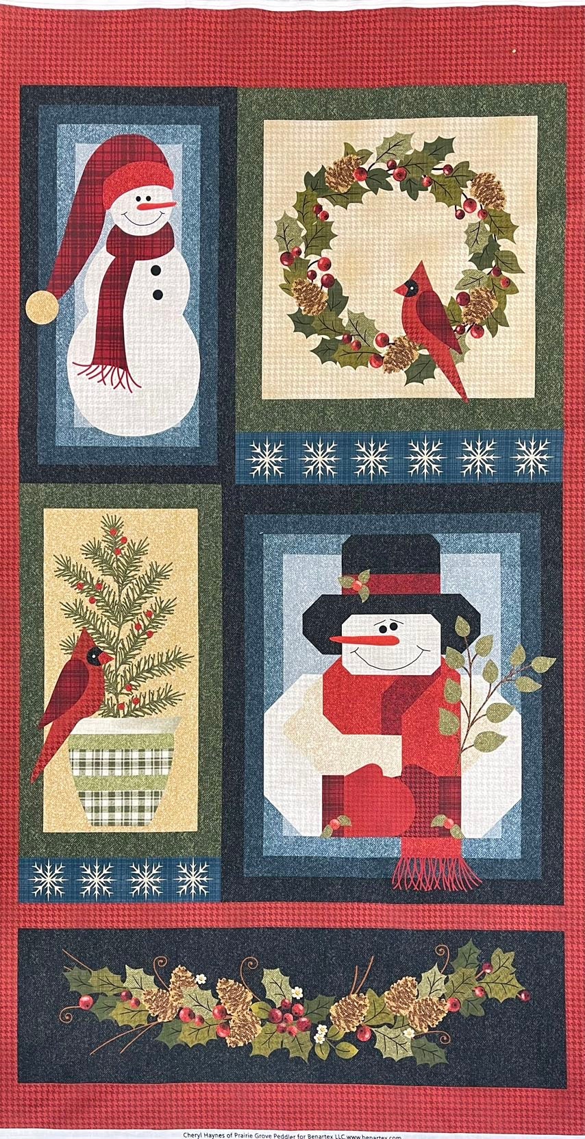 A Very Wooly Winter Panel by Benartex - Etsy