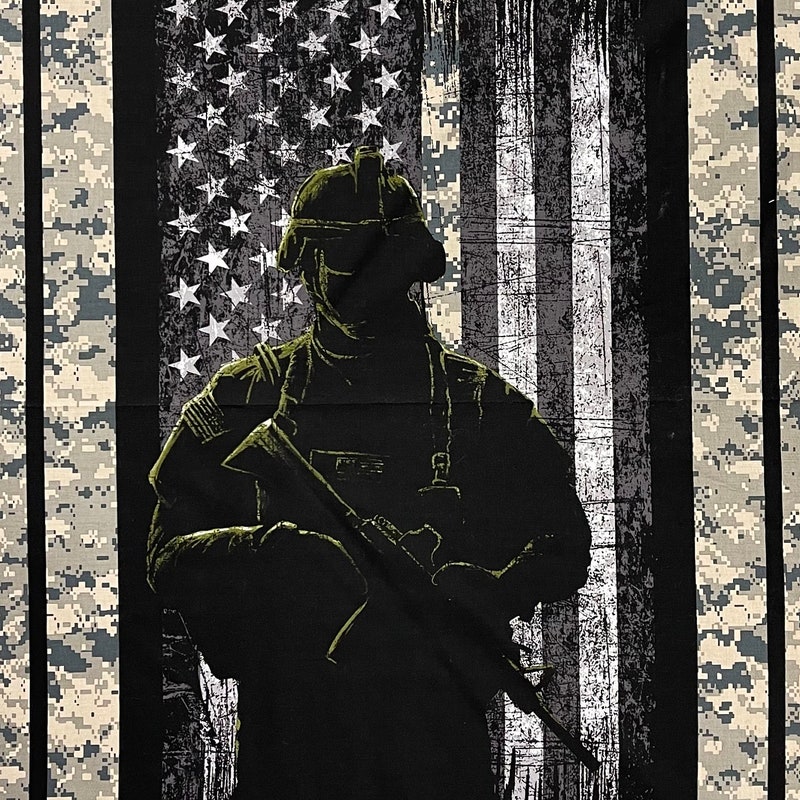 Military Quilt Panel - Etsy