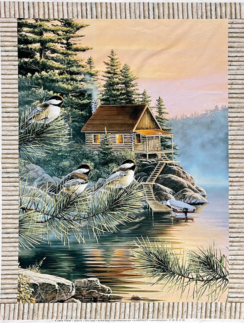 Cabin View Panel by Northcott - Etsy