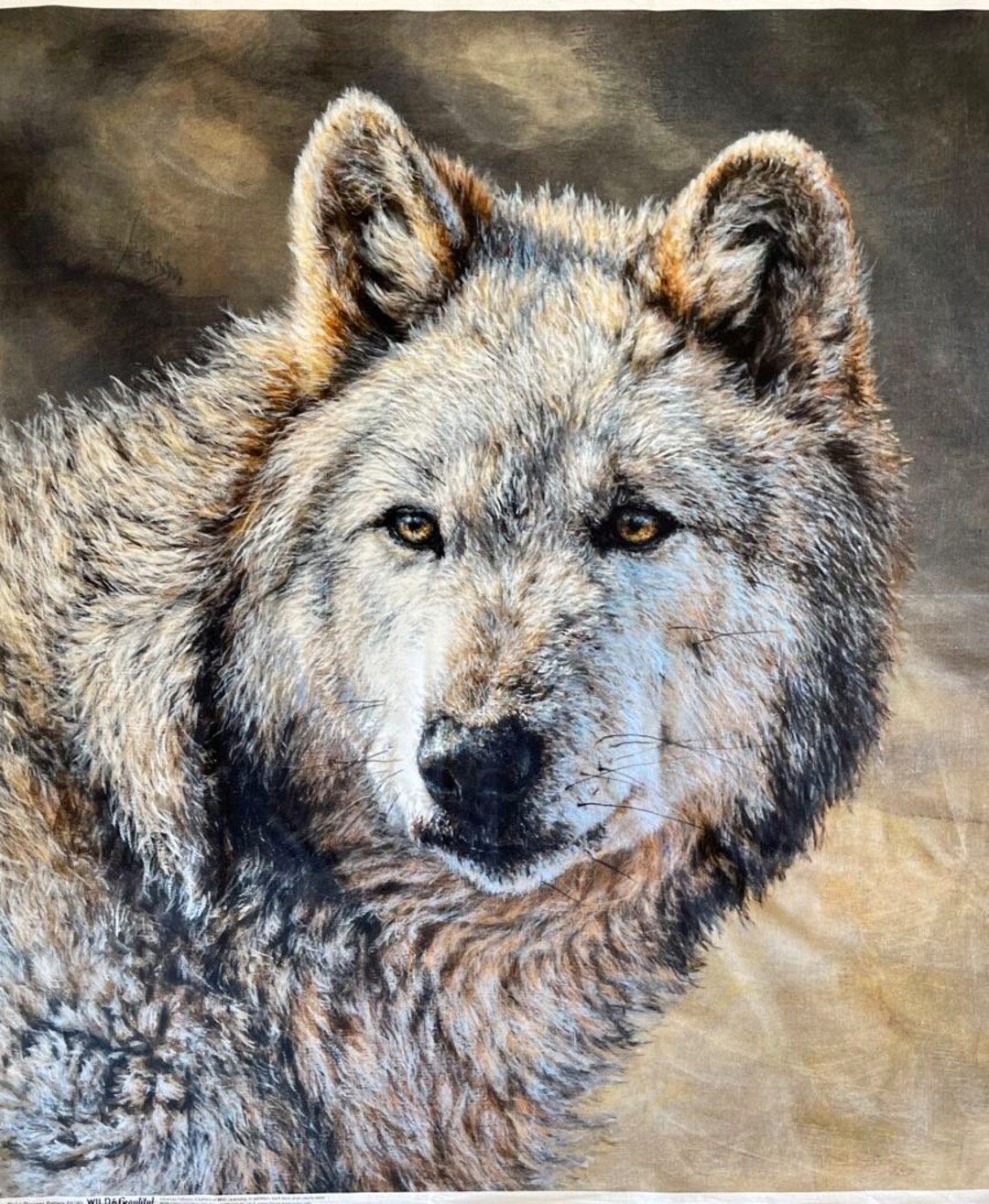 Wild and Beautiful Wolf Panel by Rileyblake - Etsy