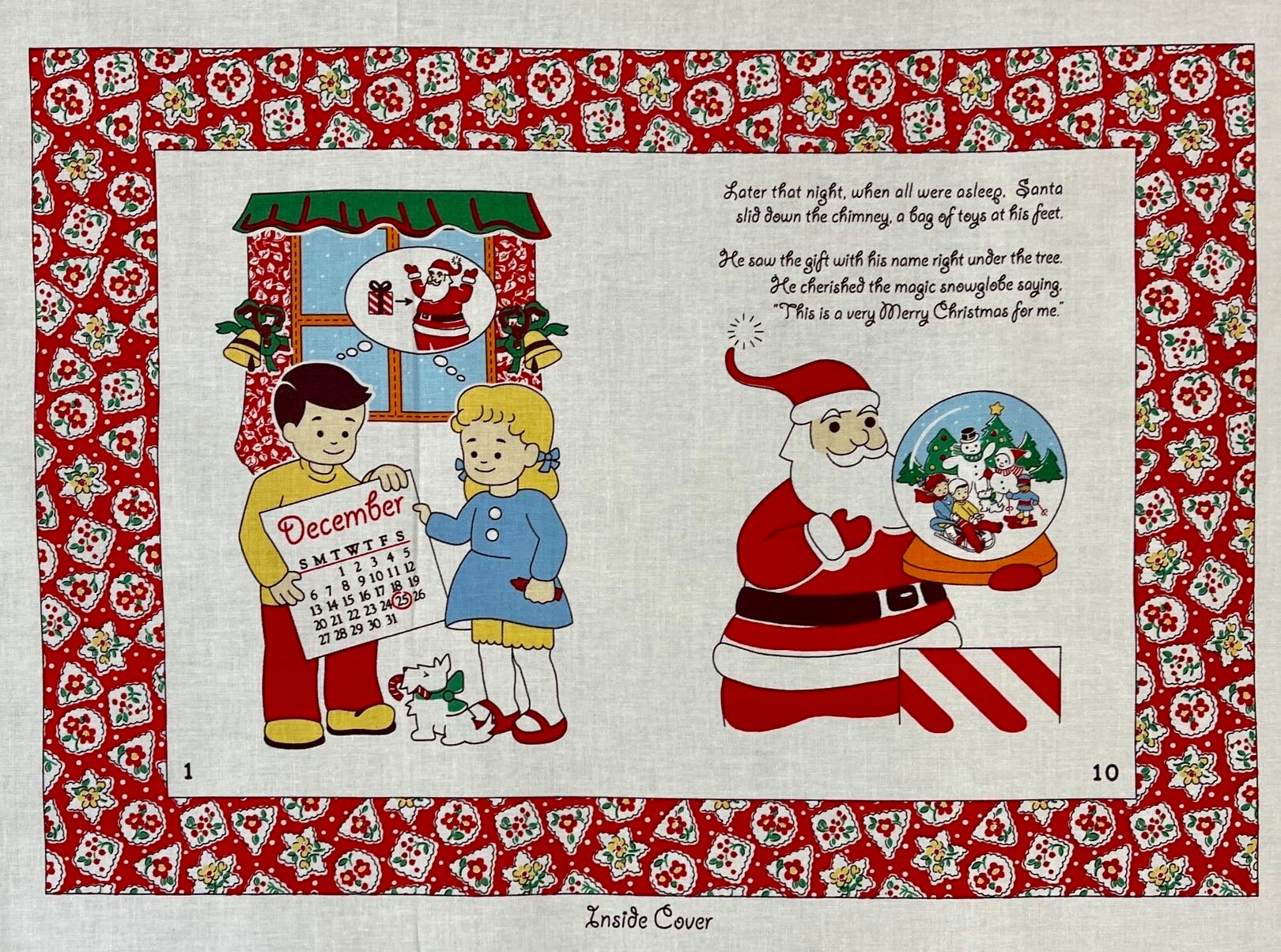 Storybook Christmas Cloth Book Panel by Windham Fabrics - Etsy