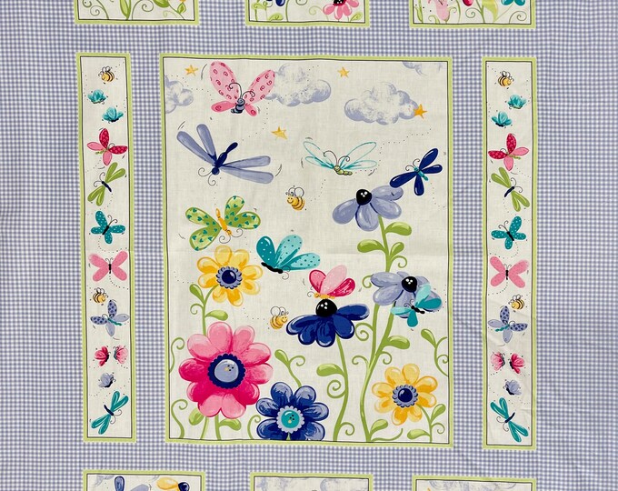 Flutter Quilt Panel by Susybee - Etsy
