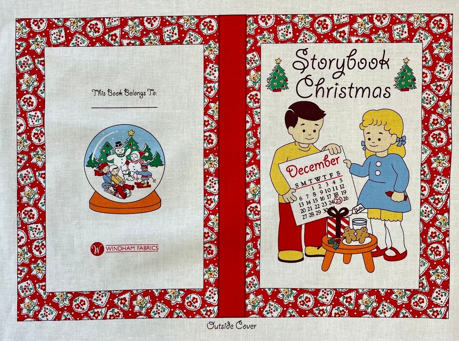 Storybook Christmas Cloth Book Panel by Windham Fabrics - Etsy