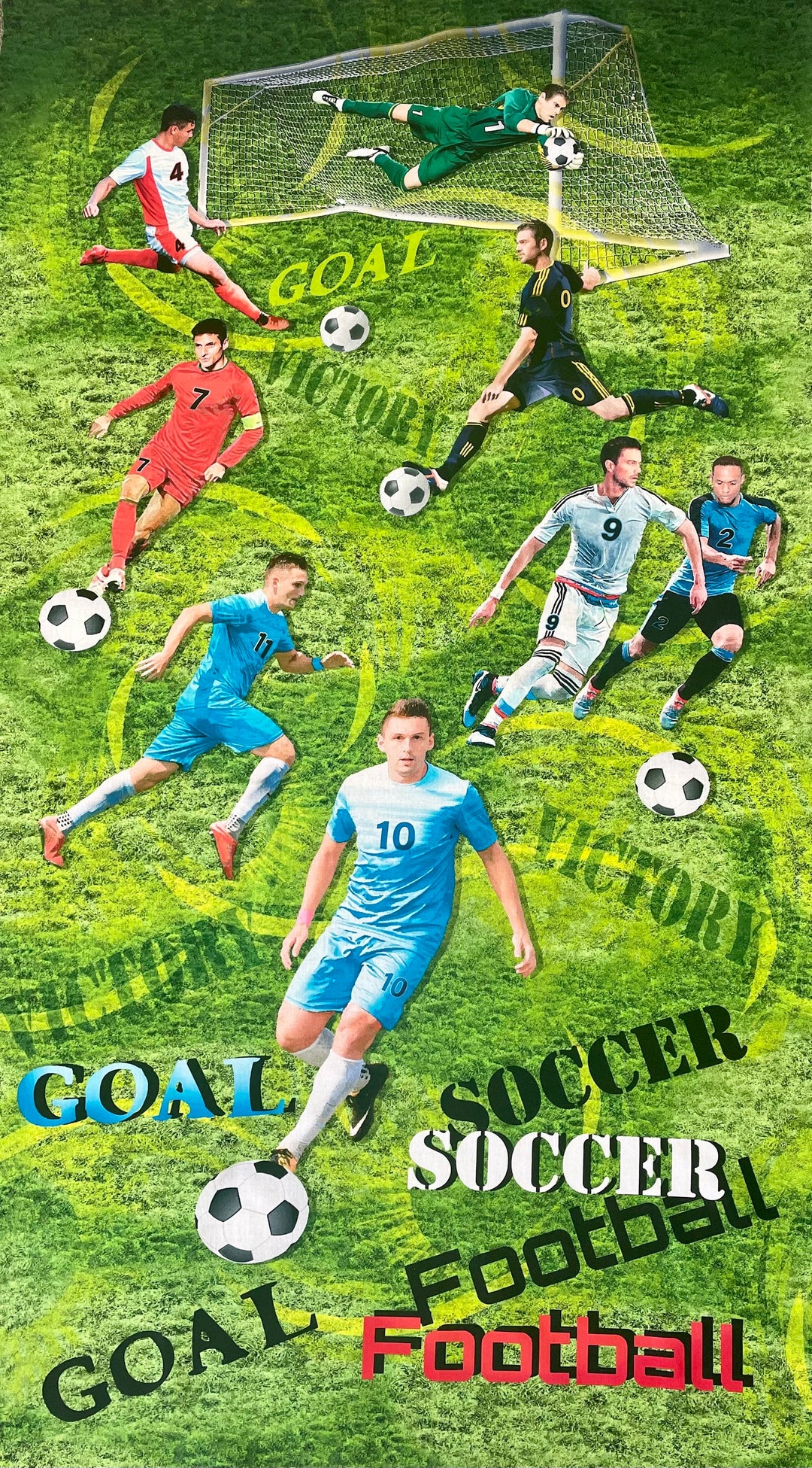 Mens Soccer Panel by Kanvas - Etsy