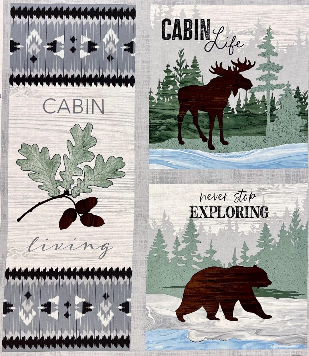 Timberland Trails by Wilmington Prints - Etsy