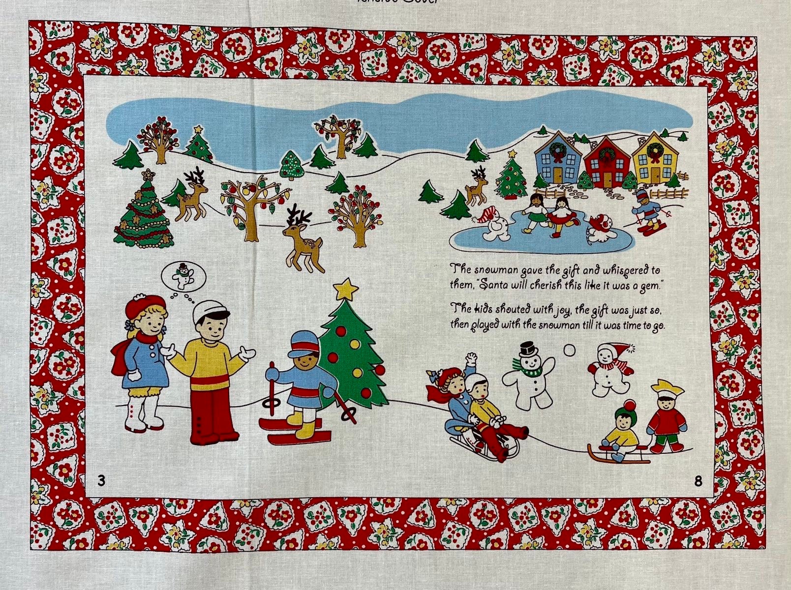 Storybook Christmas Cloth Book Panel by Windham Fabrics - Etsy