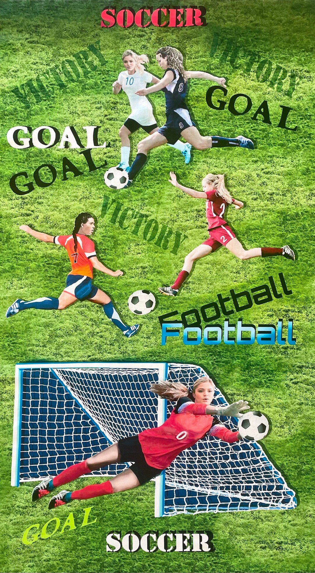 Womens Soccer Panel by Kanvas - Etsy