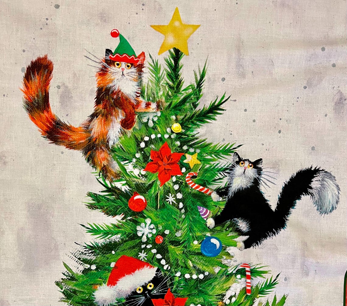 Meowy Christmas by Windham - Etsy