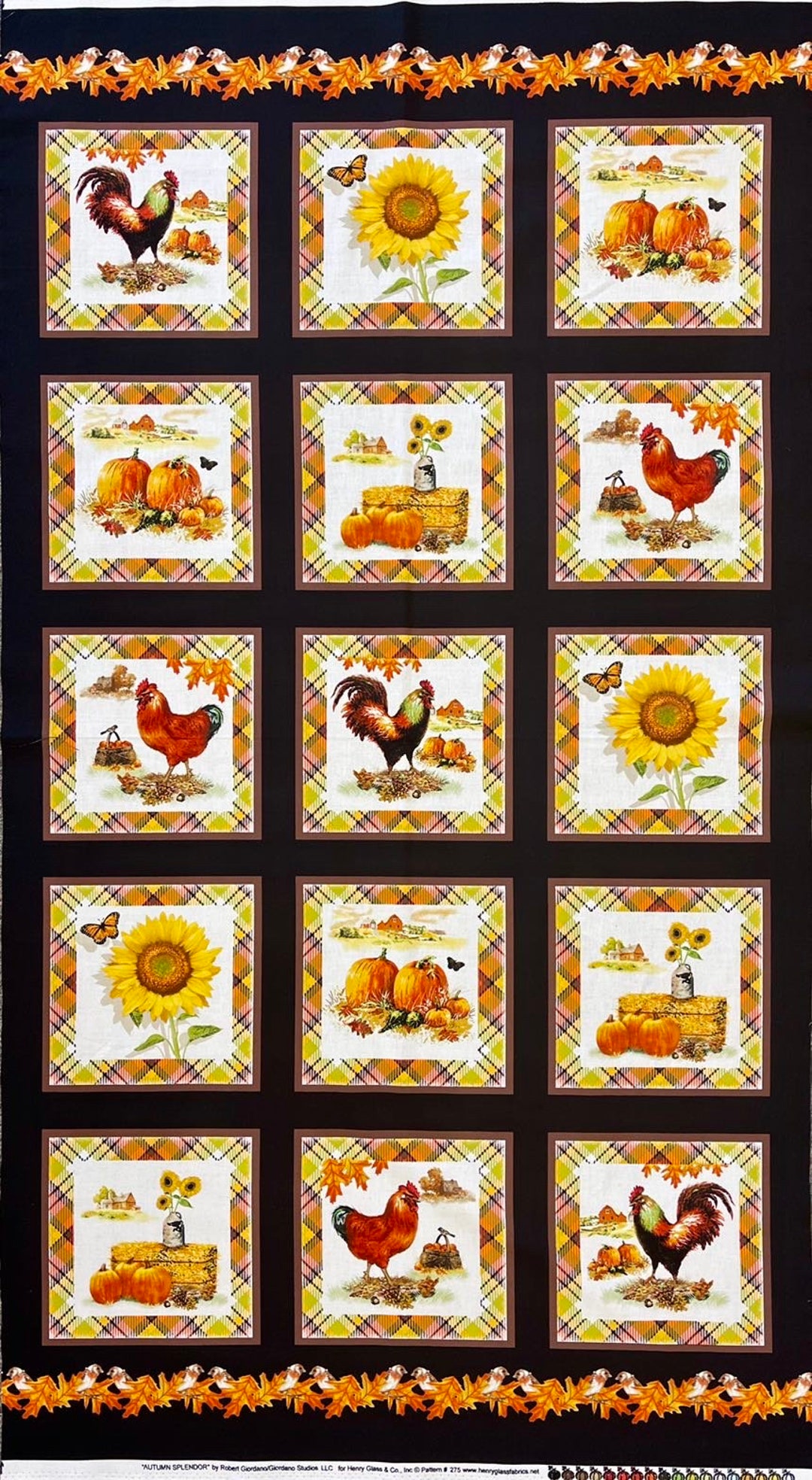 Autumn Splendor Panel by Henry Glass - Etsy