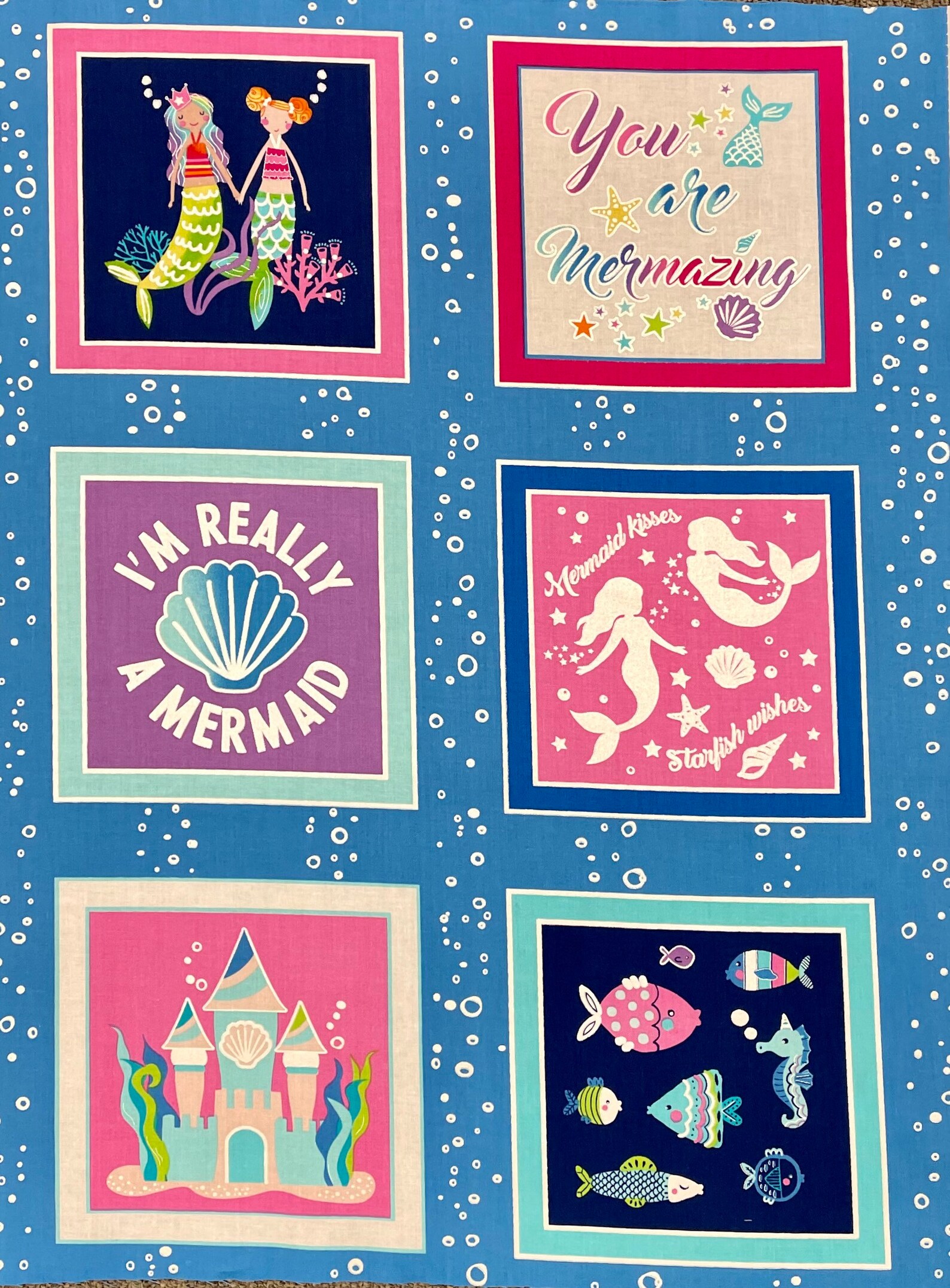 Mermaid Boxes Blue by Kanvas - Etsy