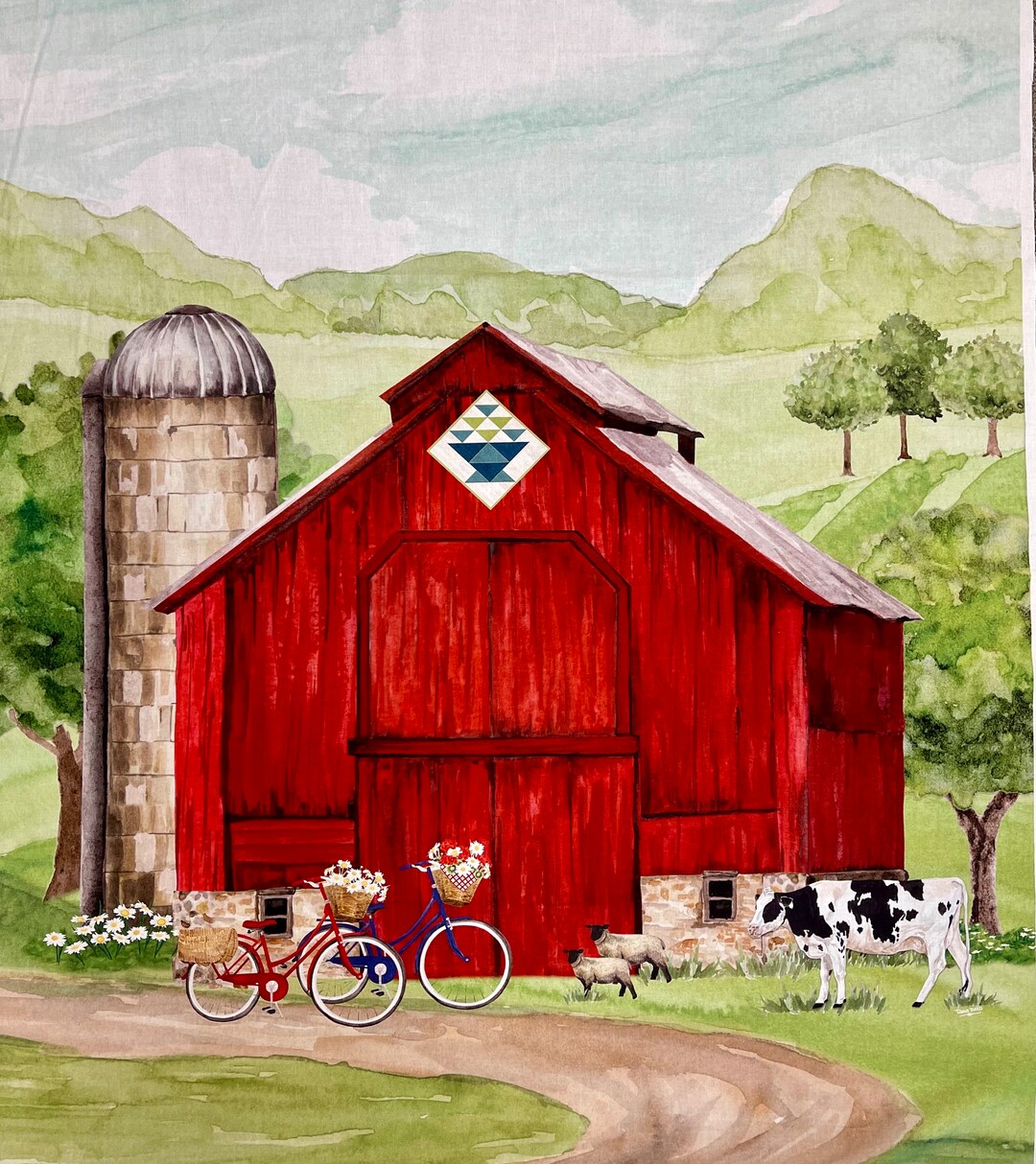 Spring Barn Quilt Panel by Rileyblake - Etsy