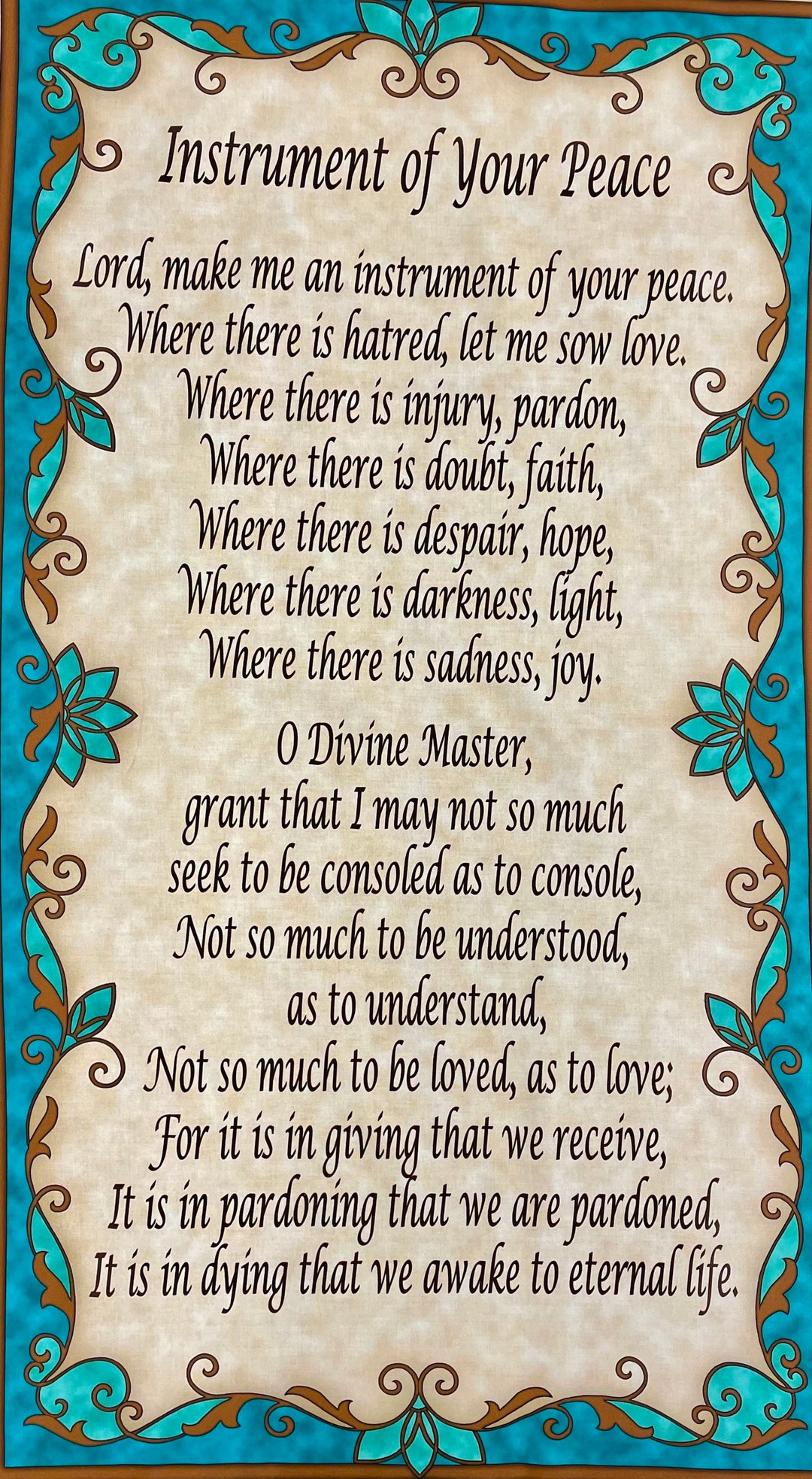 Instruments of Peace by QT - Etsy