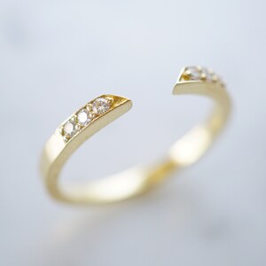 Open Cuff Wedding Band - Etsy